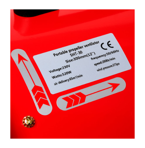พัดลมดูดเป่า 12 นิ้ว SHT-30 (เฉพาะตัวเครื่อง) รุ่น P231-0070 ยี่ห้อ POLO - WhiteMKT STORE ...