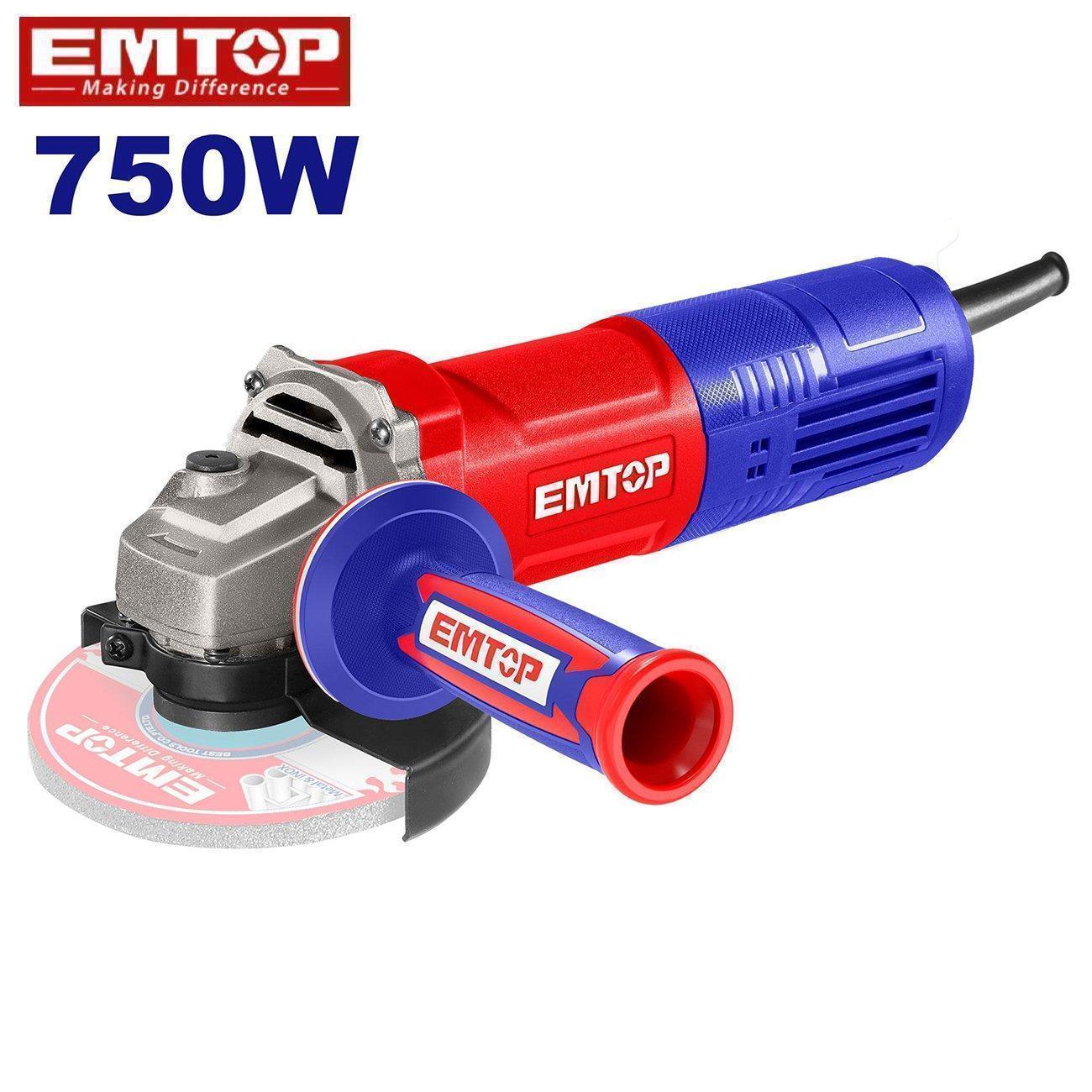 เครื่องเจียร 4 นิ้ว 750W. EMTOP EAGR07542 010111-EMT-0001 C23 - WhiteMKT STORE : Inspired by ...