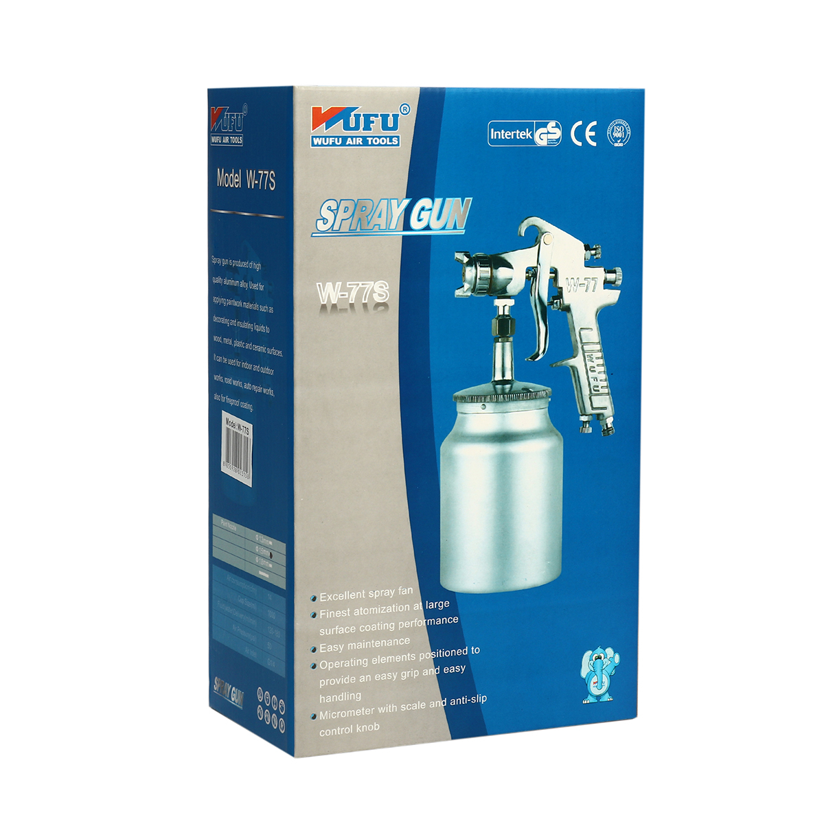 กาพ่นสีลม กาล่าง 1000 ML Model W-77S รุ่น W111-0020 ยี่ห้อ WUFU - WhiteMKT STORE : Inspired by ...