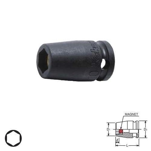 ลูกบ๊อกลมสั้น 3/8นิ้ว-6P-15mm. พร้อมแม่เหล็ก KOKEN 13400MG-15 10021-KOK-0192 C23 - WhiteMKT ...